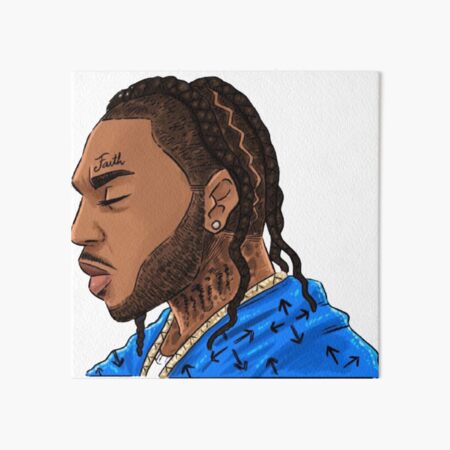 "ZEICHNEN SIE CARTOON DRLL RAPPER RIP Musik" Galeriedruck von ...