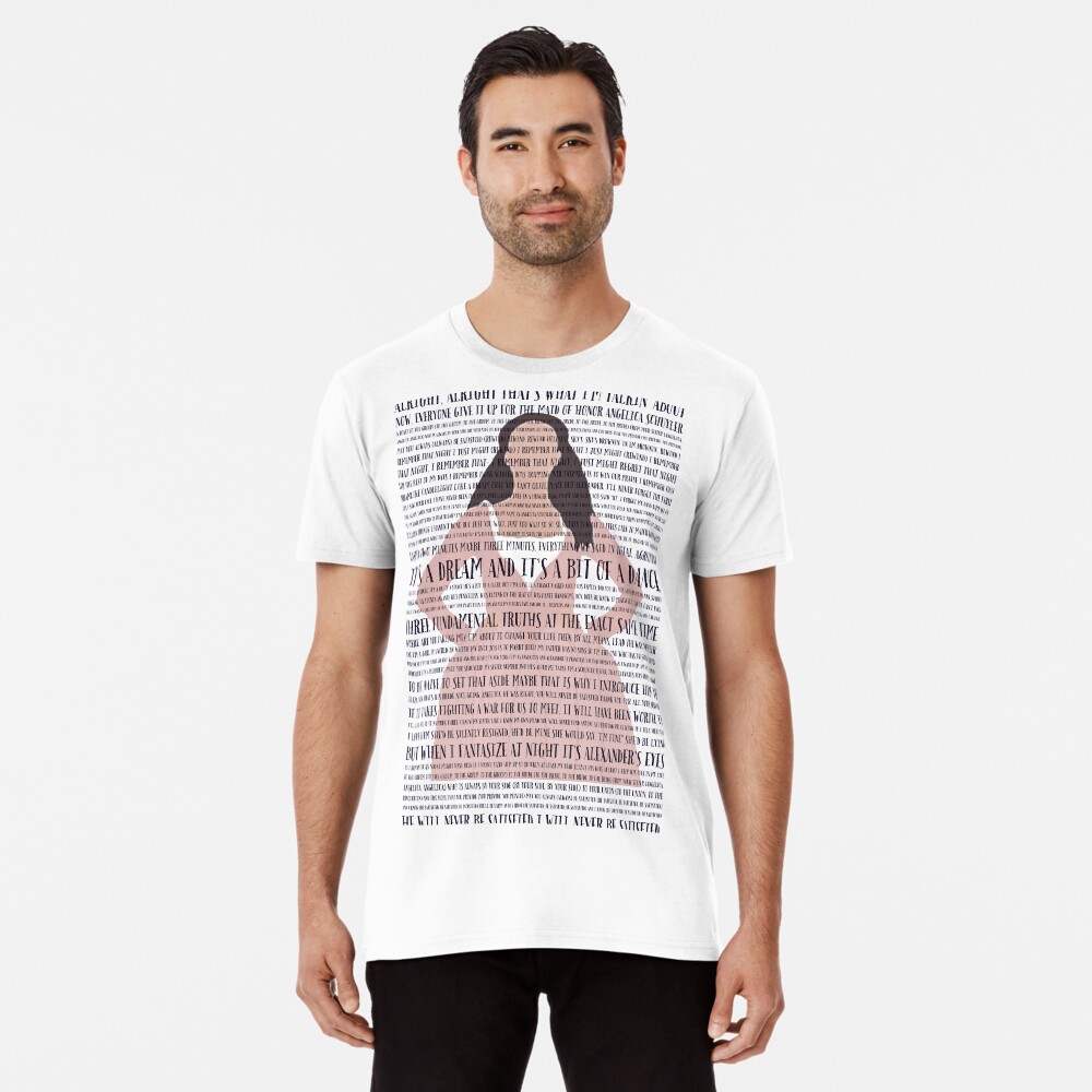 "Hamilton - Satisfied full lyrics " Poster for Sale by hypocratees ...