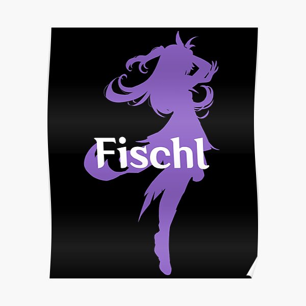 "Fischl Genshin Impact Character" Poster for Sale by genshin-meme ...