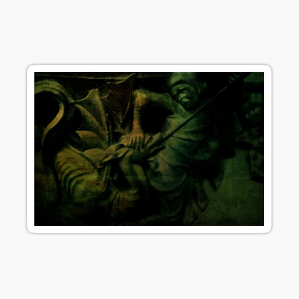 "Saint George the Dragon Slayer" Sticker for Sale by sixbellschime ...