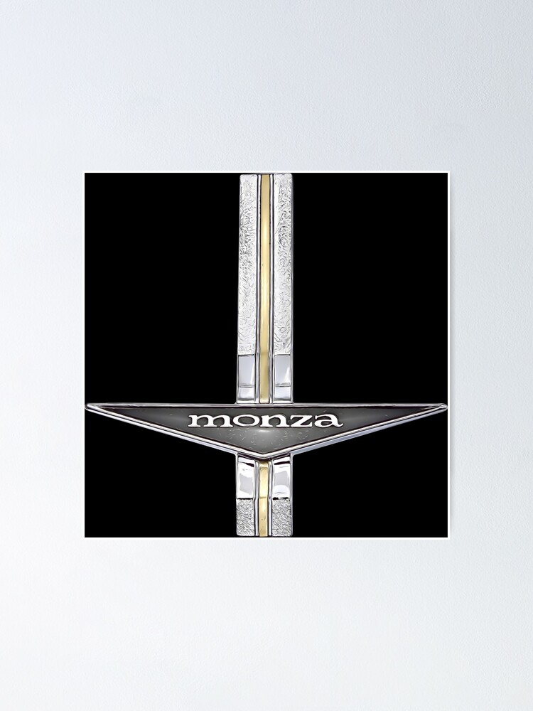 "Corvair Monza Emblem" Poster for Sale by FlatSixGraphics | Redbubble
