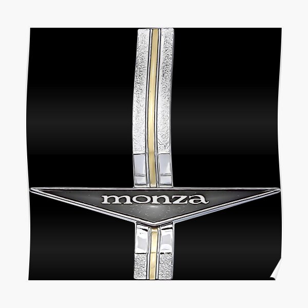 "Corvair Monza Emblem" Poster for Sale by FlatSixGraphics | Redbubble