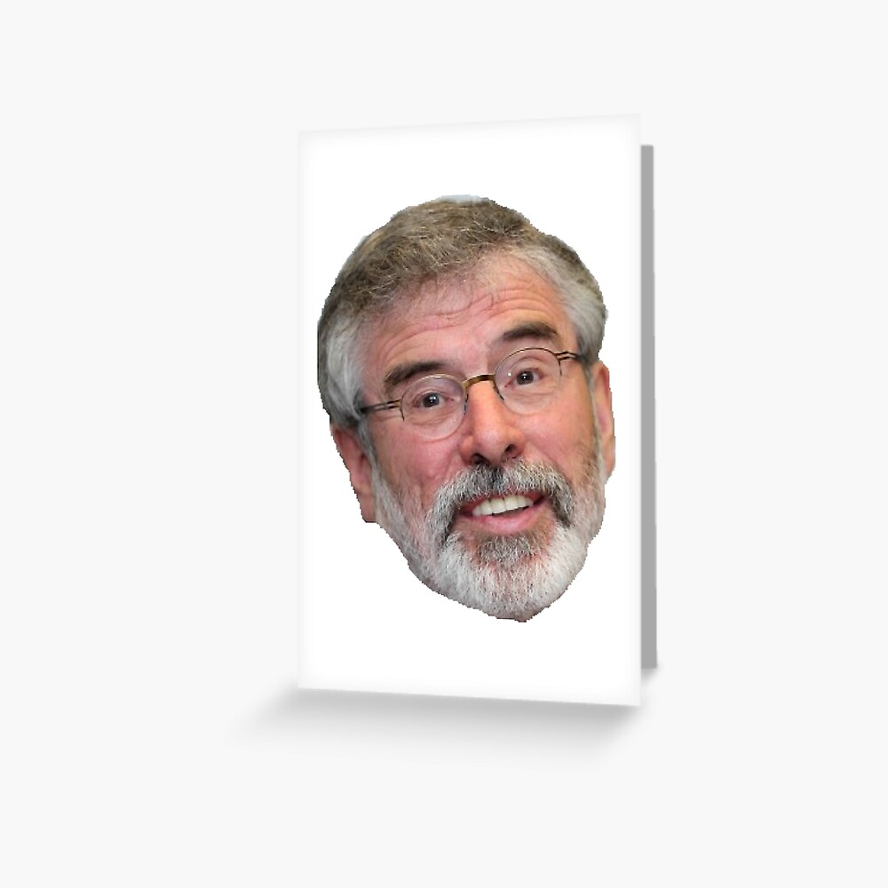 "Gerry Adams" Greeting Card for Sale by CaptainRouge | Redbubble