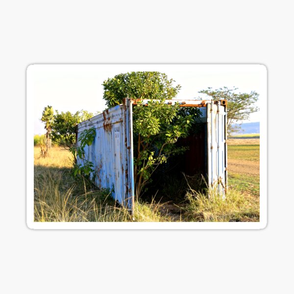 "Overgrown Container " Sticker for Sale by NJH110 | Redbubble