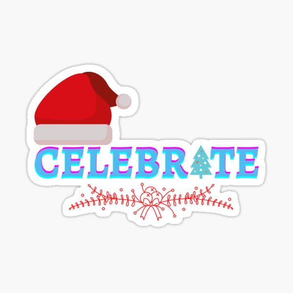"Classic Celebrate" Sticker for Sale by Secretzz | Redbubble