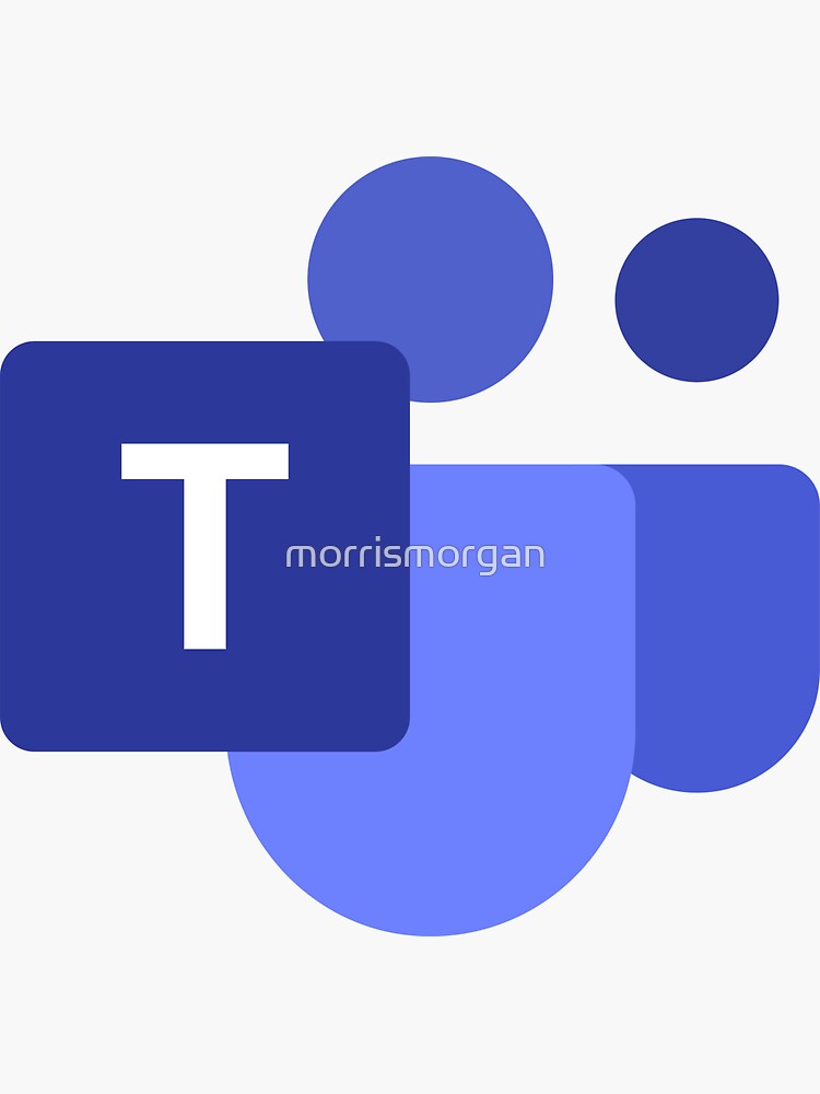 "Microsoft Teams" Sticker for Sale by morrismorgan | Redbubble