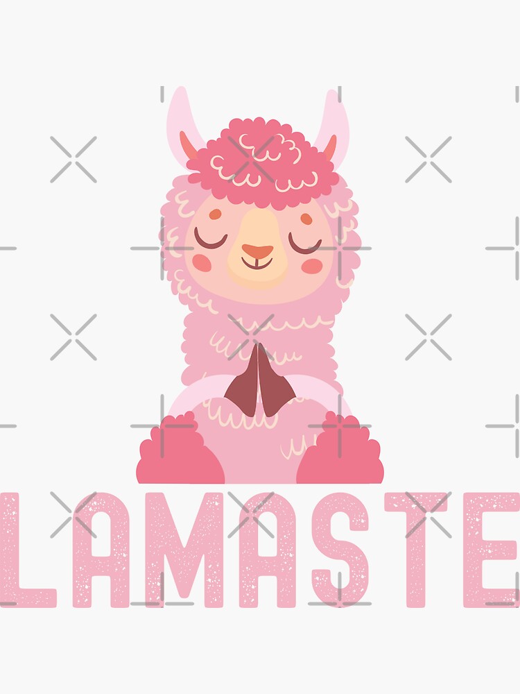 "Lamaste" Sticker for Sale by Teestree | Redbubble