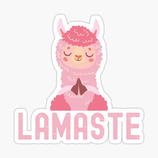 "Lamaste" Sticker for Sale by Teestree | Redbubble