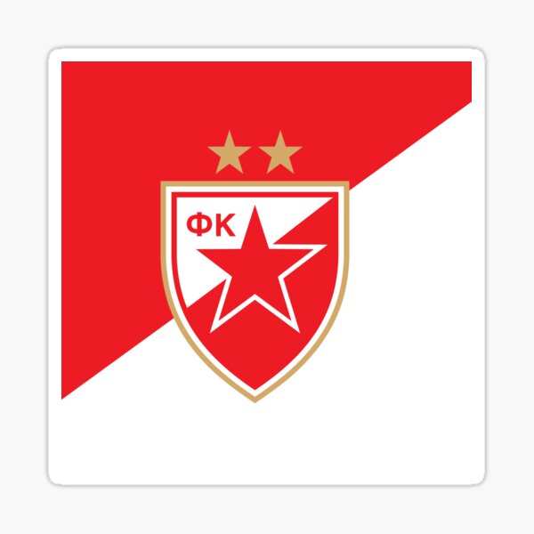 "Moja Crvena Zvezda Beograd Serbian Love Delije" Sticker for Sale by ...