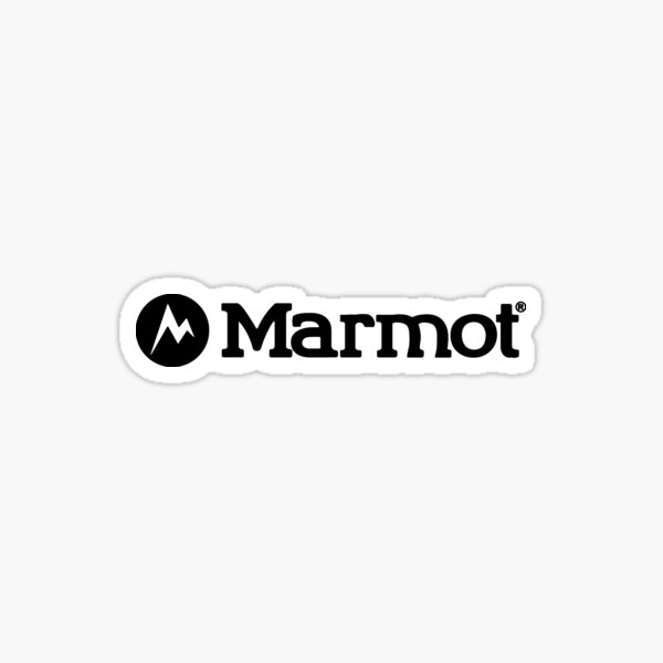 "OUTDOOR-MARMOT LOGO" Sticker by ardiksan | Redbubble
