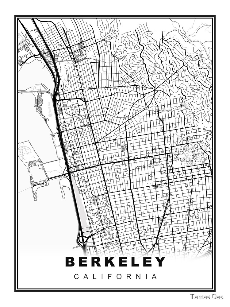 Of California Berkeley Map