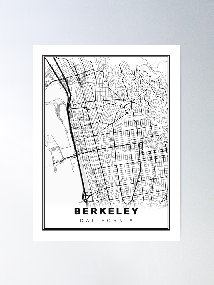 Large Detailed Map Of Berkeley