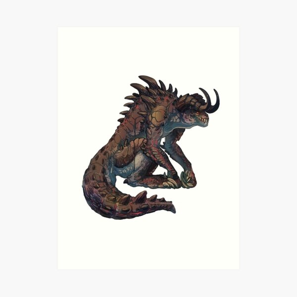 "Fallout Deathclaw" Art Print by ArtistMark | Redbubble