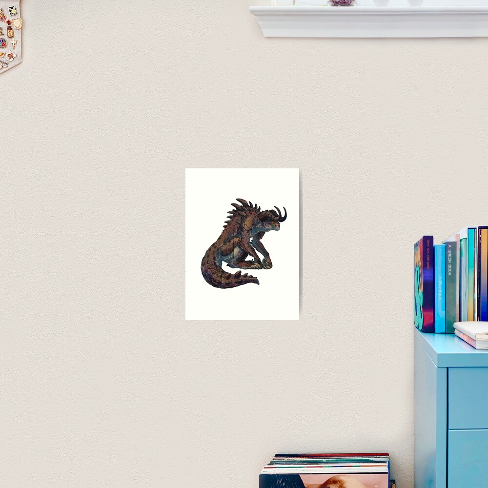 "Fallout Deathclaw" Art Print by ArtistMark | Redbubble