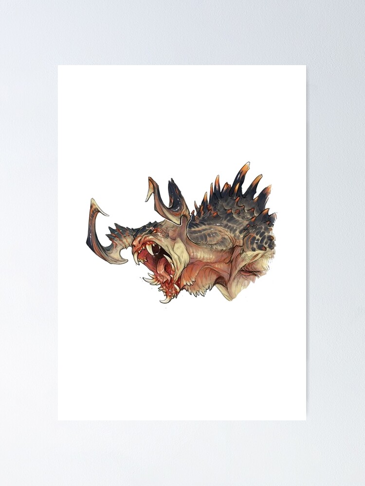 "Fallout Deathclaw" Poster by ArtistMark | Redbubble