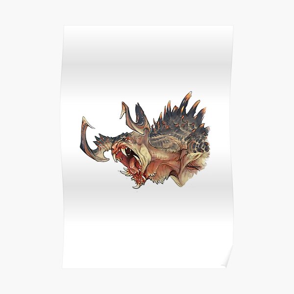"Fallout Deathclaw" Poster by ArtistMark | Redbubble