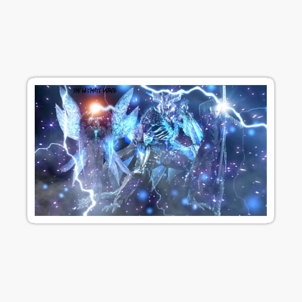 "the ultimate vergil" Sticker by AnimeGameMerch | Redbubble