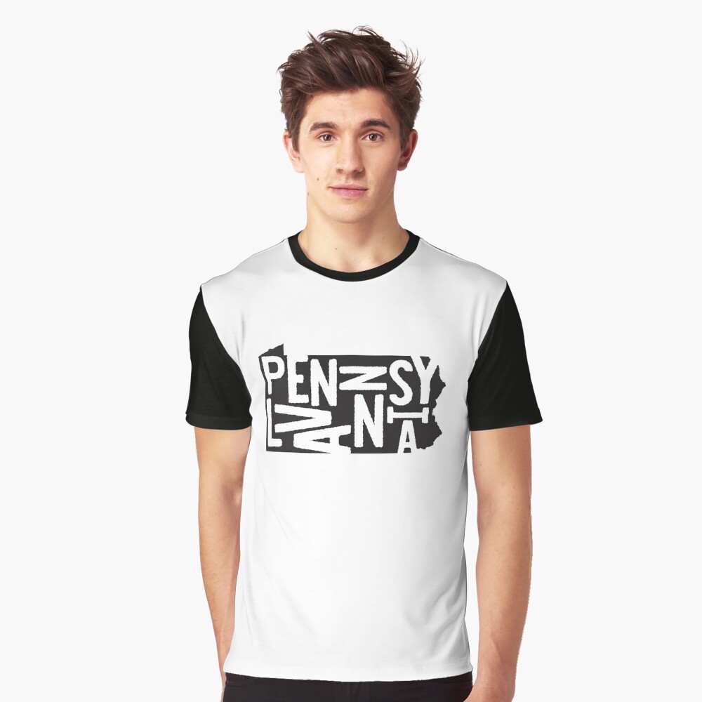 "Pennsylvania State Design | Abstract Pennsylvania Lettering Graphic ...