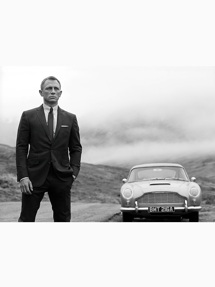 "Daniel Craig, Black and White, Vintage Art" T-shirt for Sale by ...