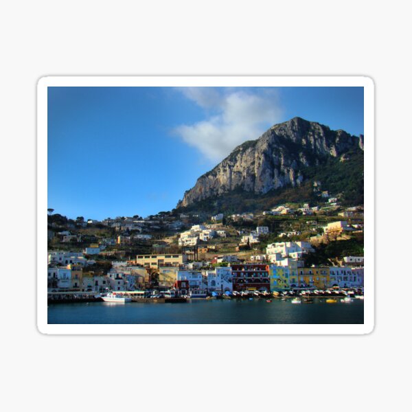 "The Isle Of Capri" Sticker for Sale by alabca | Redbubble