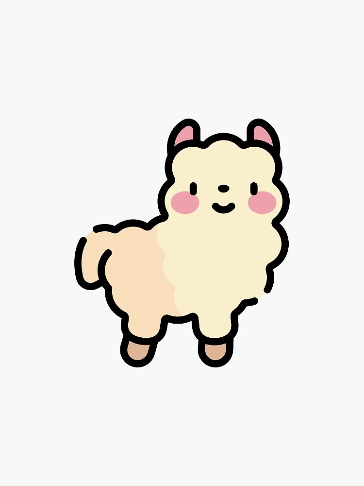 "Peruvian Llama" Sticker for Sale by chuotbeo174 | Redbubble