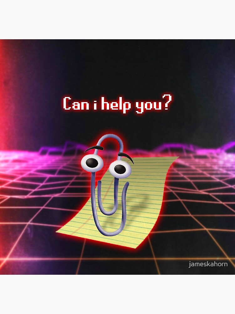"Clippy" Poster by jameskahorn | Redbubble