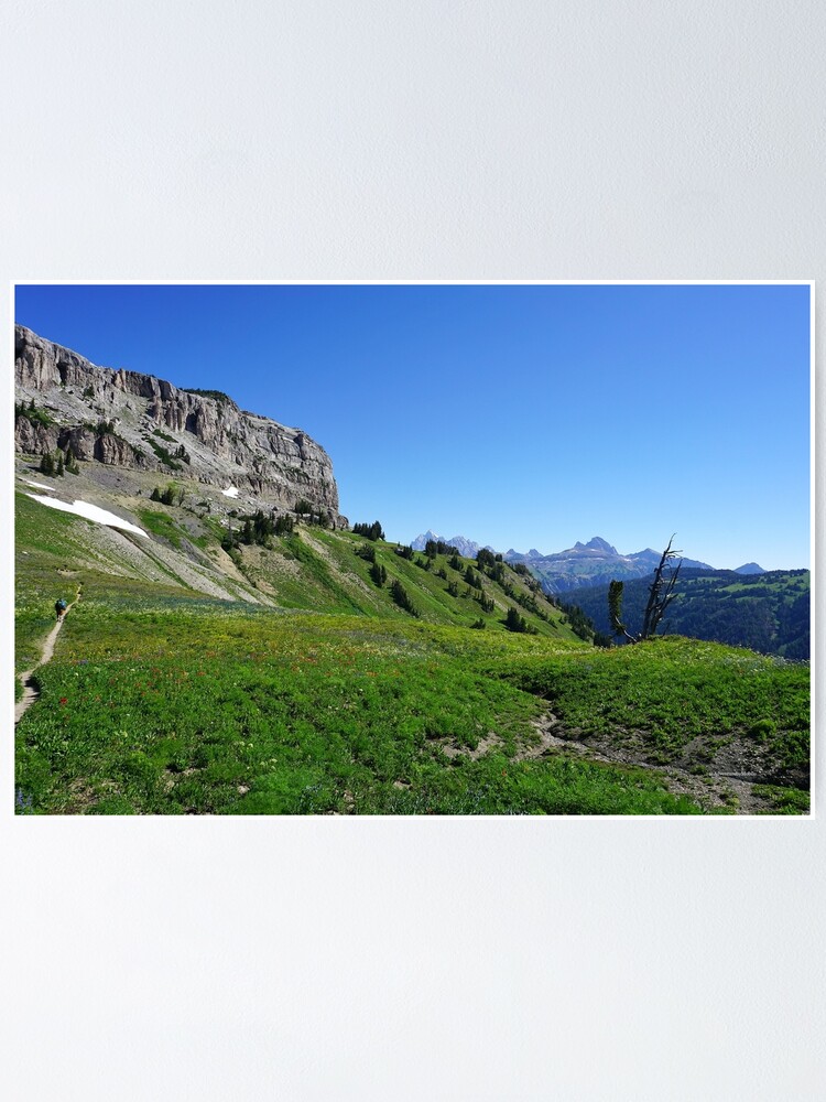 "Teton Range from Teton Crest Trail" Poster by AdventureMobile | Redbubble