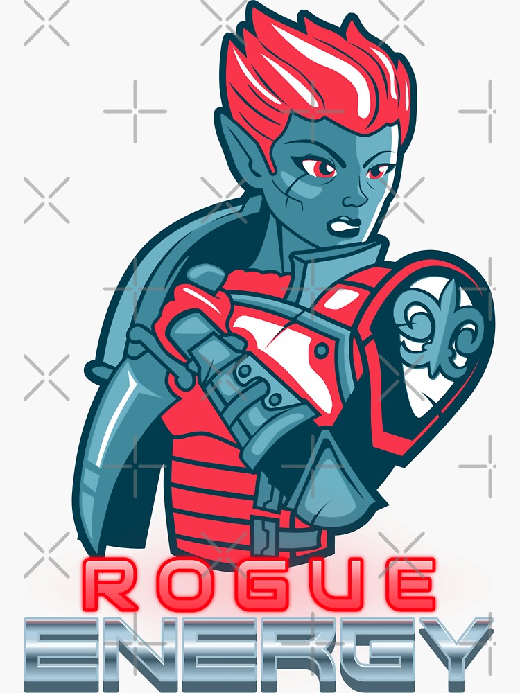 "Rogue Energy" Sticker for Sale by StarBlessed | Redbubble
