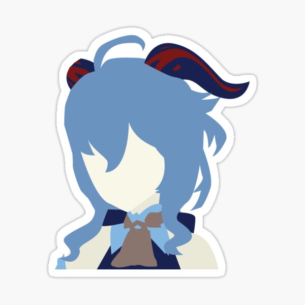 "Genshin Impact Ganyu Vector" Sticker by aitai-tai | Redbubble