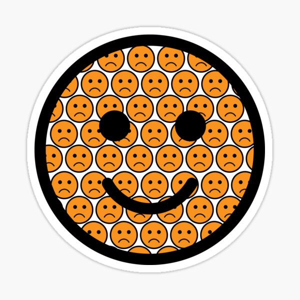 "Fake smile, fake friends" Sticker by VicoPico | Redbubble