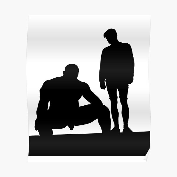 "Barry Wood Meme Silhouette" Poster for Sale by SocialStreet | Redbubble