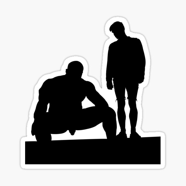 "Barry Wood Meme Silhouette" Sticker for Sale by SocialStreet | Redbubble