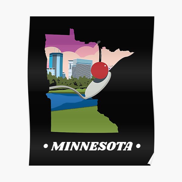 "State of Minnesota" Poster by TitanRN | Redbubble