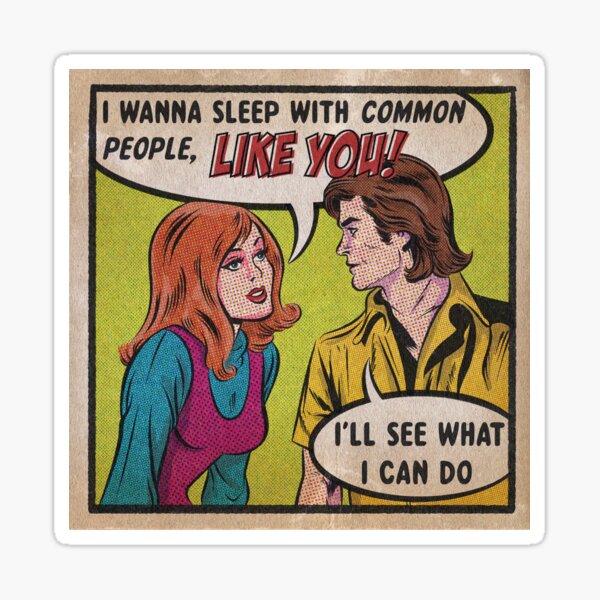 "Common" Sticker for Sale by StuffByMarkUK | Redbubble