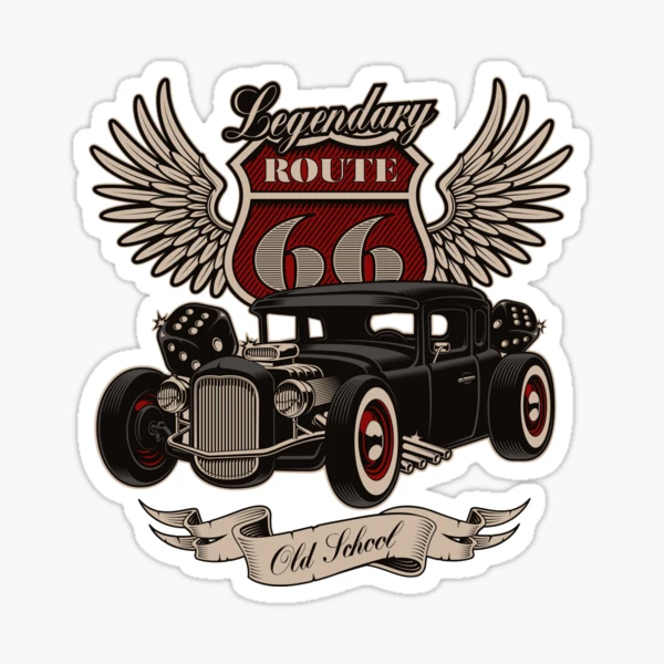 Hot rod stickers store