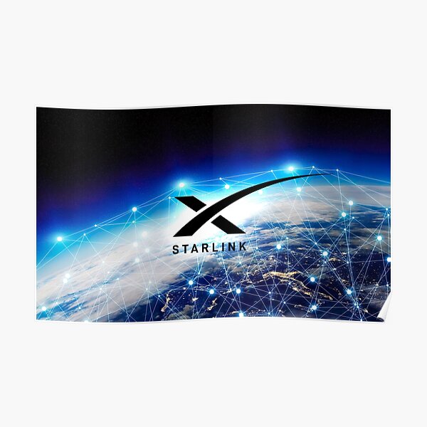 Spacex Starlink Posters | Redbubble