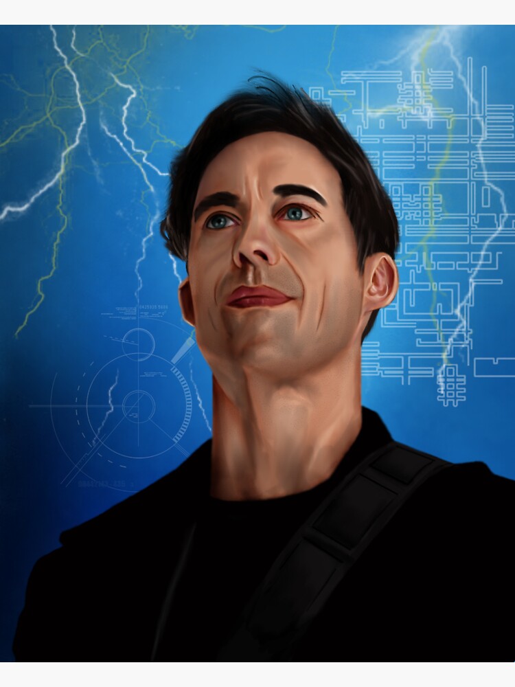 "Harrison Wells" Sticker for Sale by SanFernandez | Redbubble