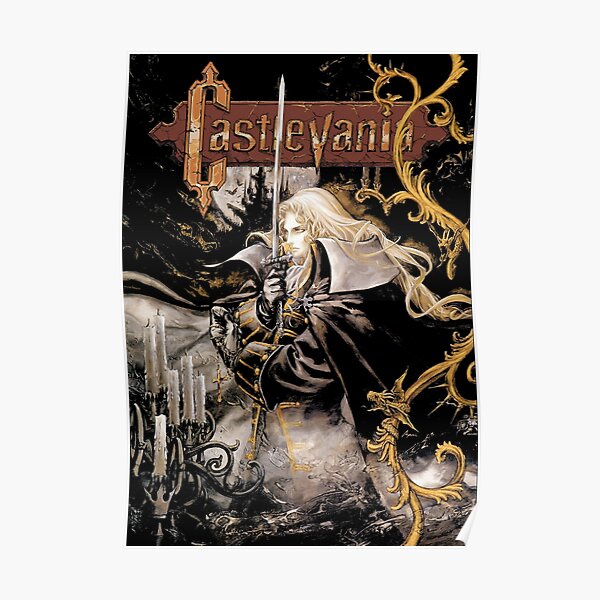 "Castlevania - Symphony of the Night" Poster for Sale by RetroGamezzz ...