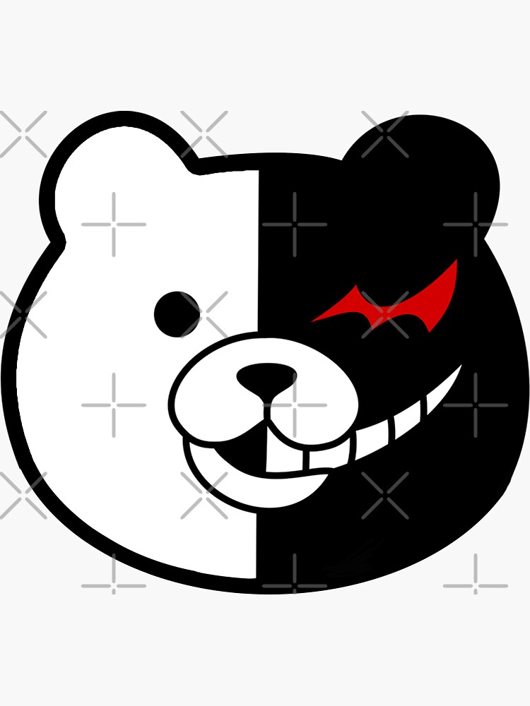 "Danganronpa Monokuma [UPDATED]" Sticker for Sale by Chimmferno | Redbubble