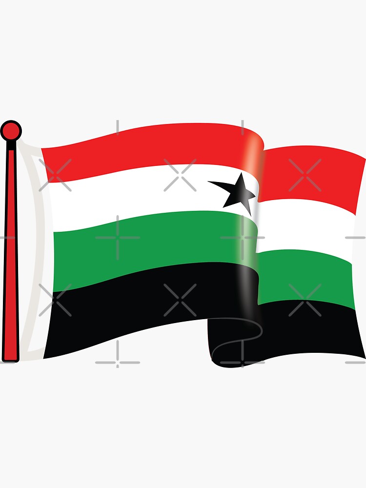 "Gambella flag waving " Sticker for Sale by yikunopia | Redbubble
