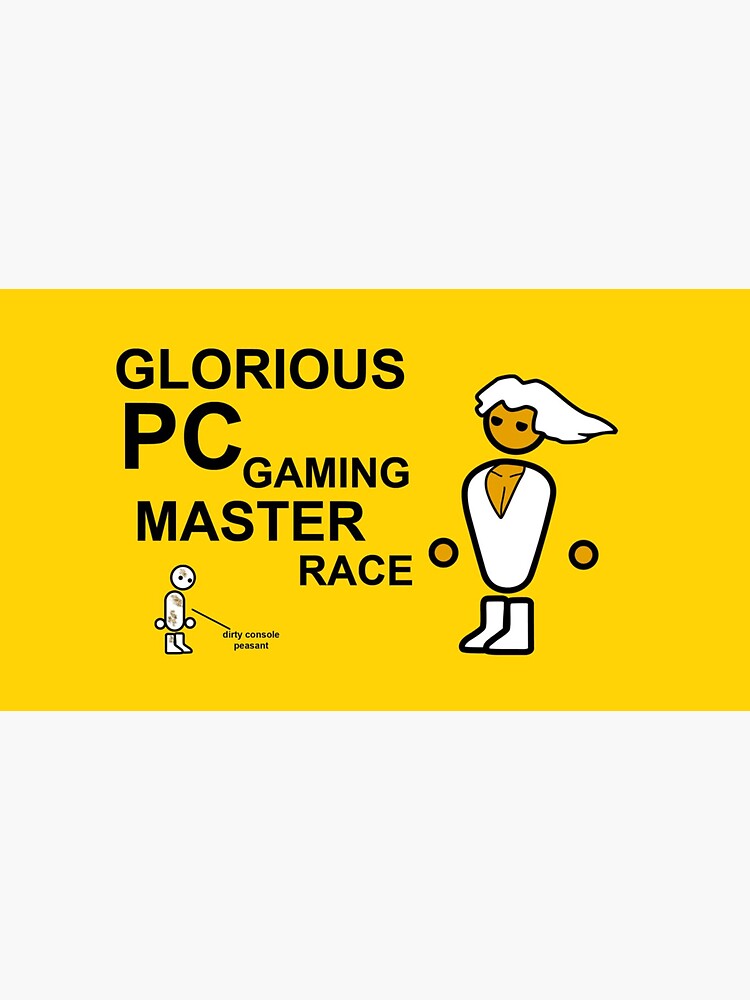 "Glorious PC Master race" Sticker for Sale by StuffForGamers | Redbubble