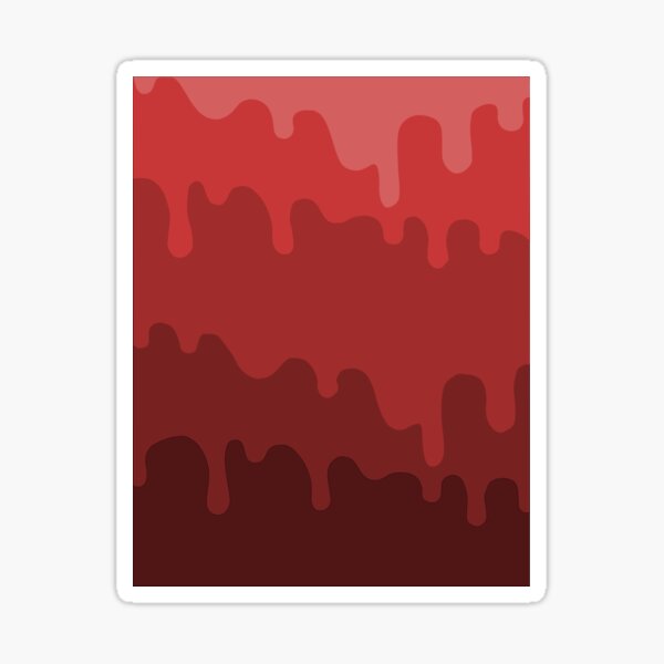 "A Red Gradient Design" Sticker by GamesandMovies | Redbubble