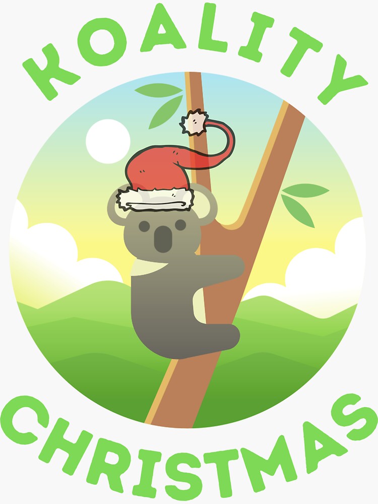 "Koality christmas" Sticker for Sale by srm-creations | Redbubble