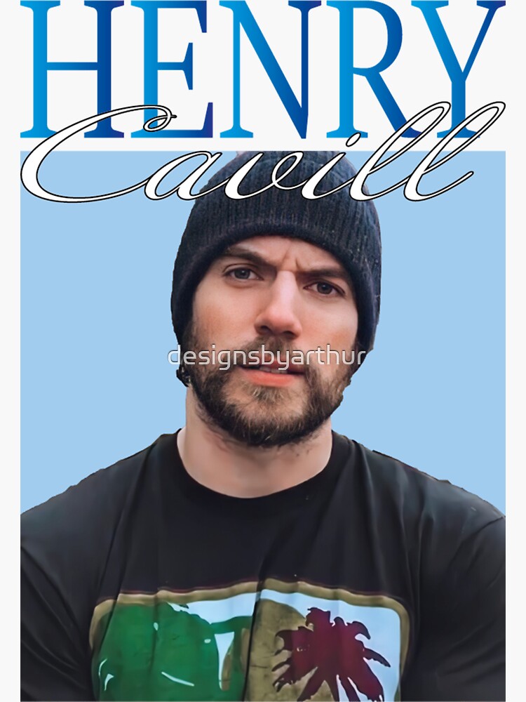 "Henry Cavill" Sticker for Sale by zabrinnr1 | Redbubble