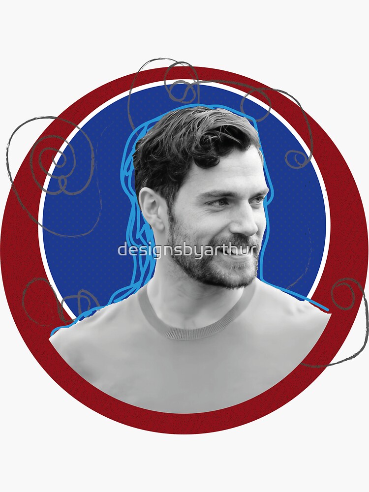 "Henry Cavill" Sticker for Sale by zabrinnr1 | Redbubble
