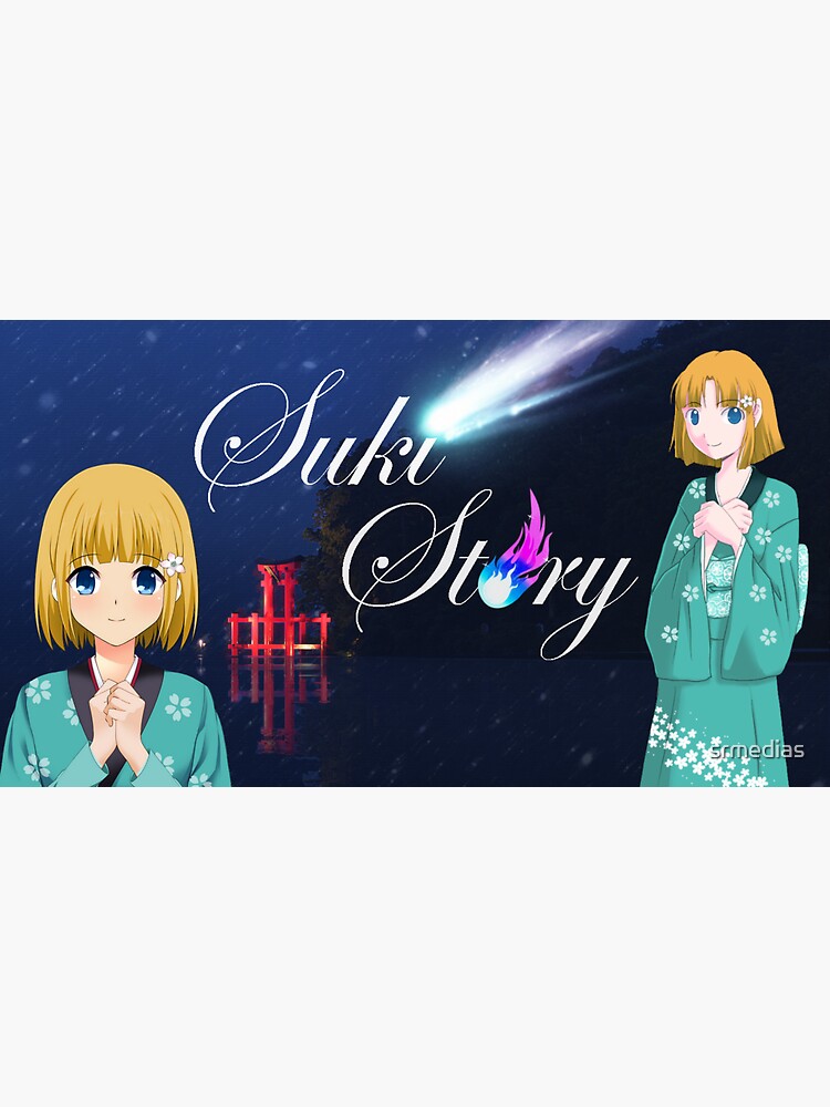 "Suki Story Artwork 08" Sticker by srmedias | Redbubble