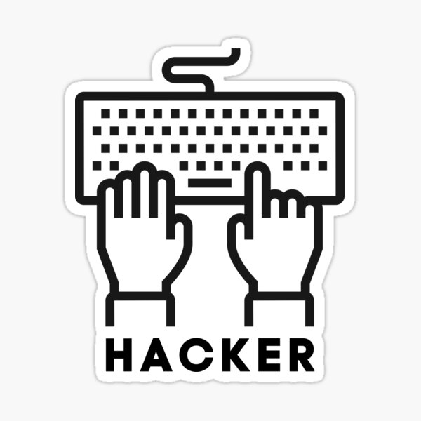 "Hacker" Sticker for Sale by dev-tats | Redbubble