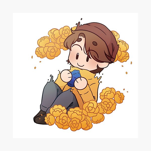 "Ghostbur with flowers" Photographic Print for Sale by Mel1xy | Redbubble