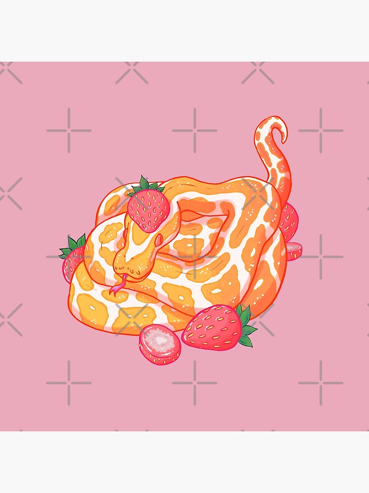 "strawberry banana ball python" Poster by pupperoni | Redbubble