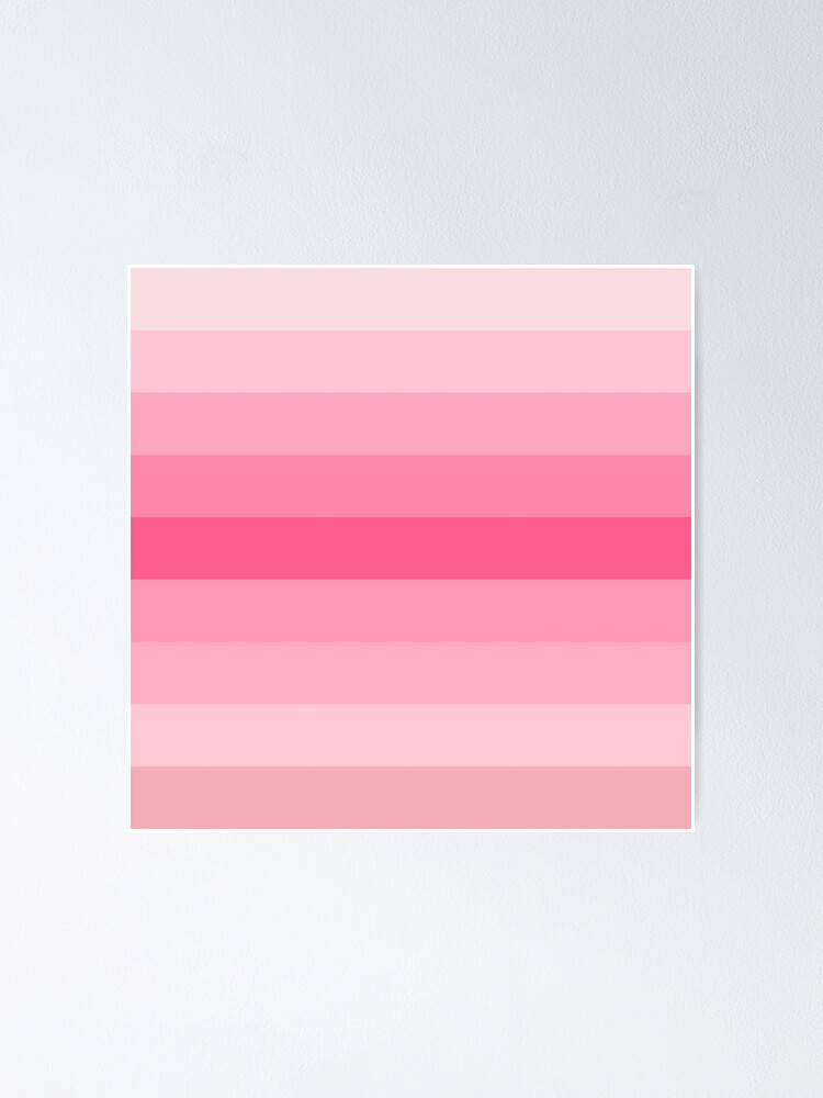 "Cute pink pastel gradations " Poster for Sale by Thecolorschemer ...